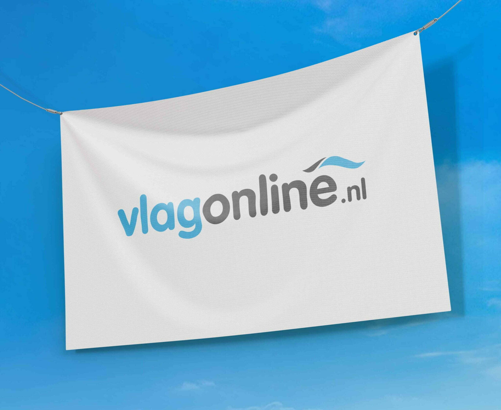Spandoek met eigen ontwerp - Vlag Online